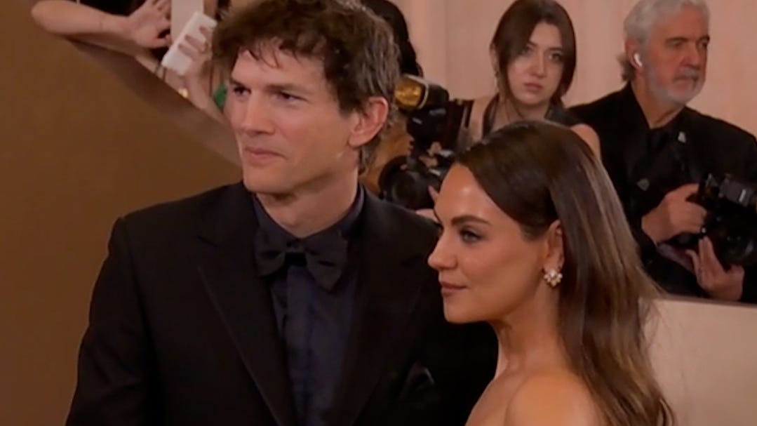 Mila Kunis and Ashton Kutcher dazzle on red carpet date night