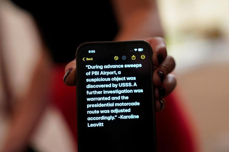 Donald Trump's motorcade makes emergency detour after 'suspicious ...