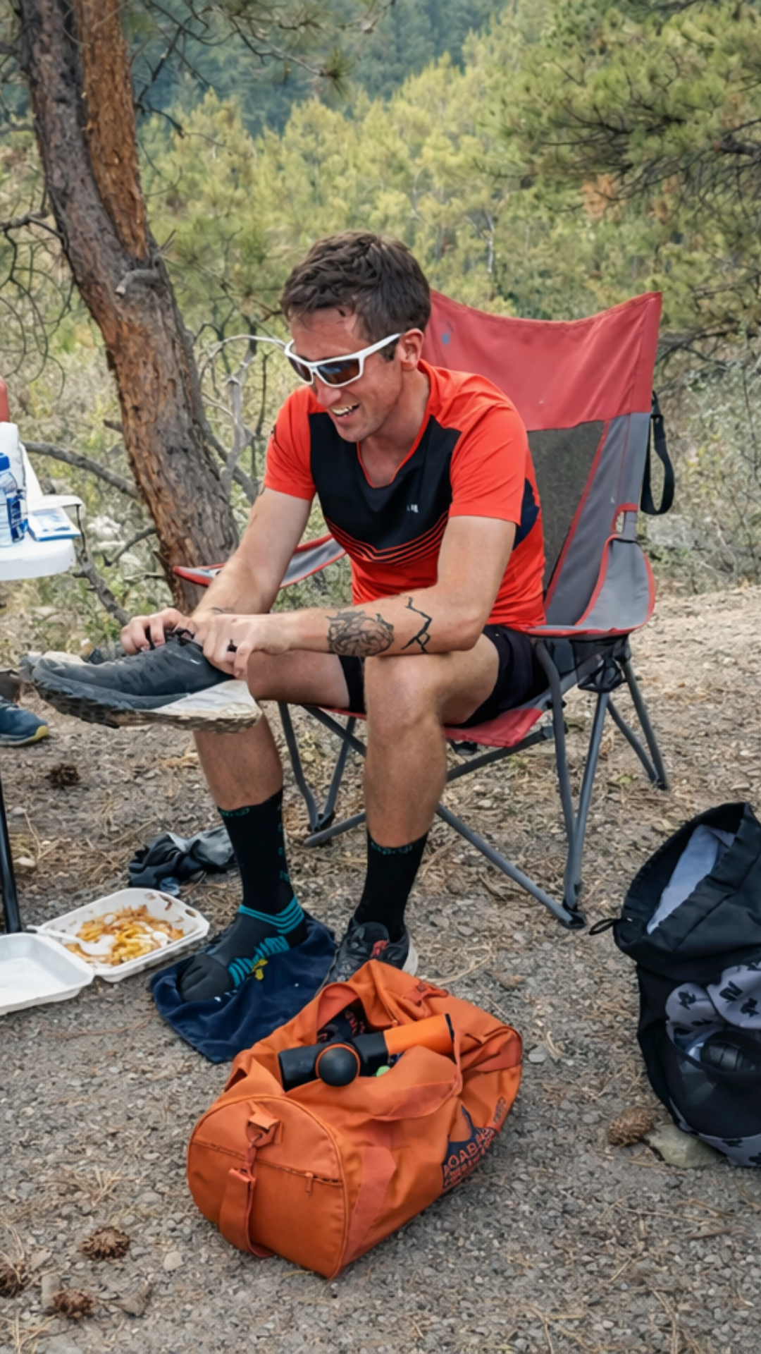 Cranking along the Colorado Trail in a bus