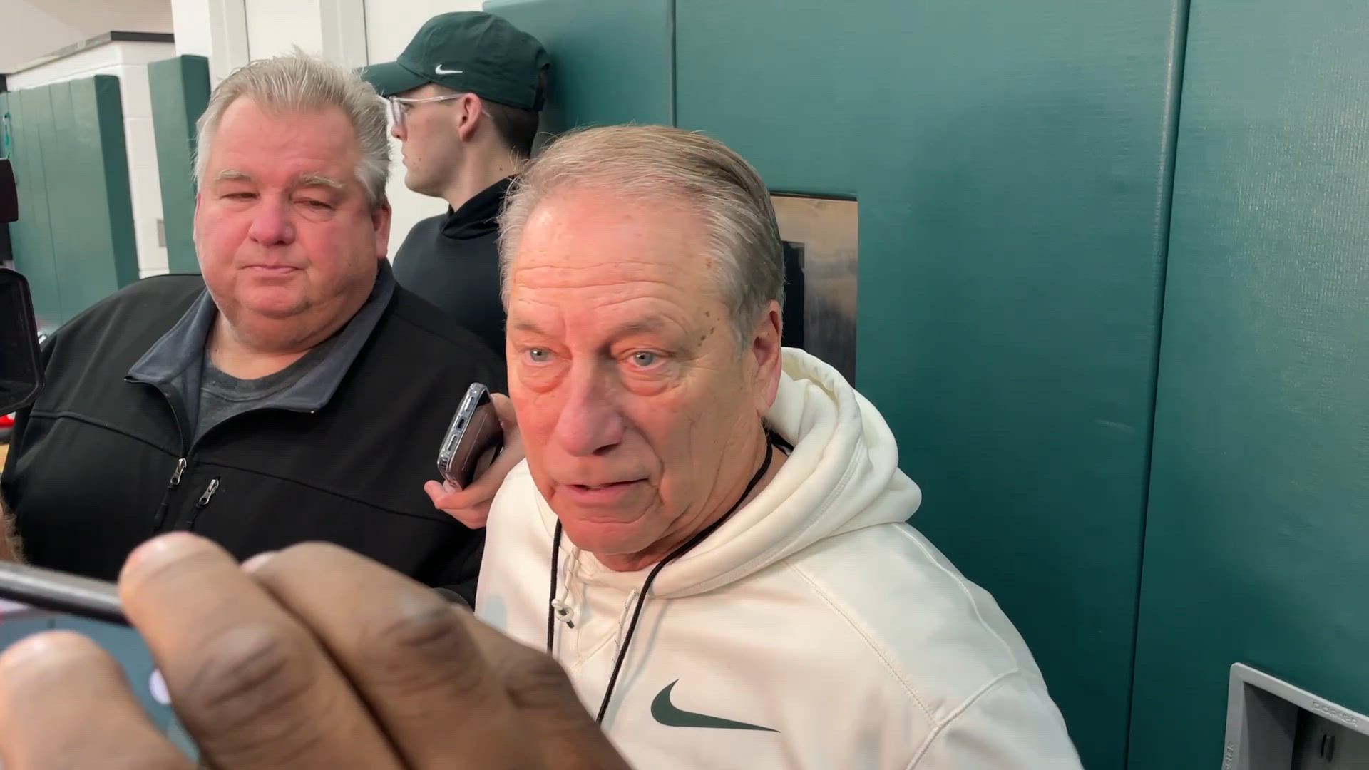Michigan State Spartans head coach Tom Izzo on what he talks to his ...