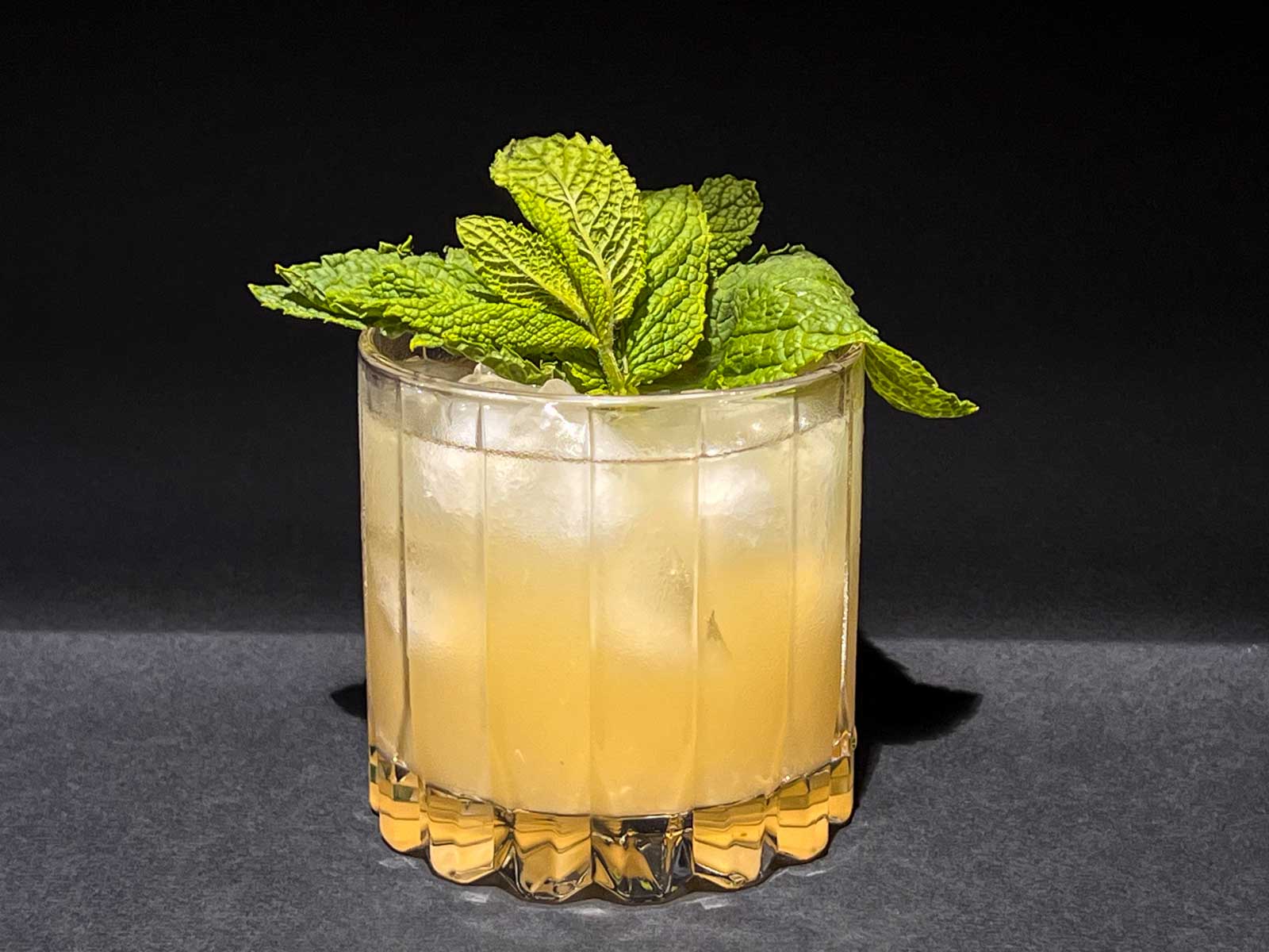 This whiskey cocktail is smashing