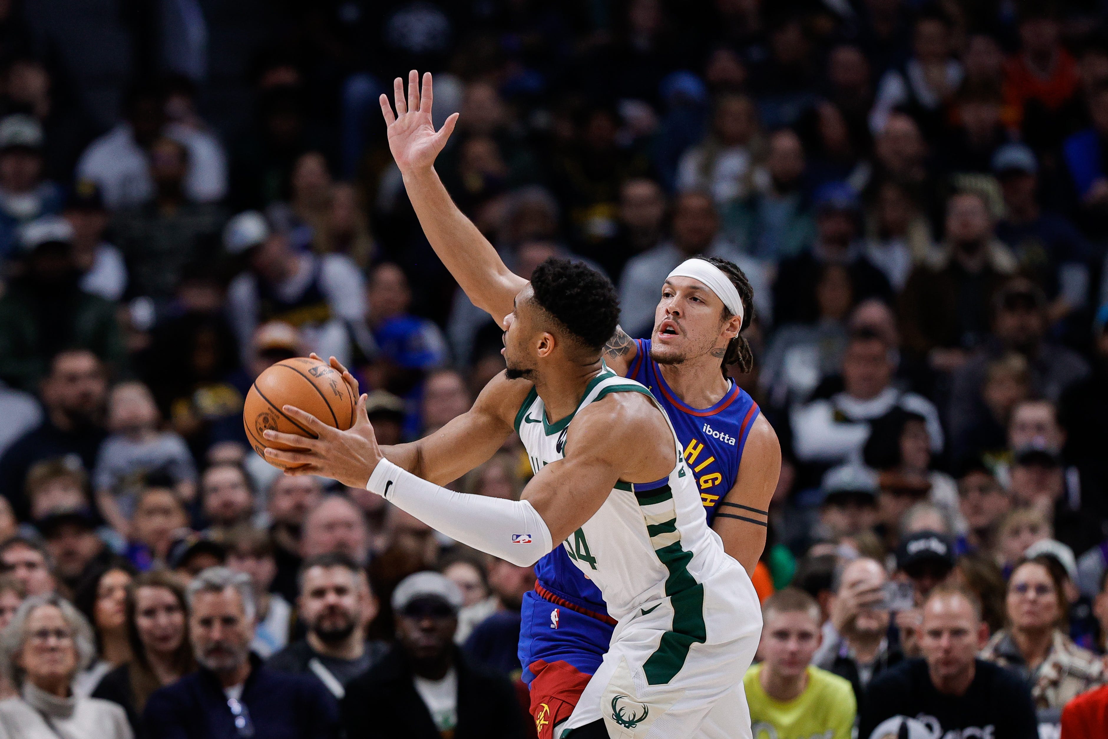 Nuggets beat Bucks 108-104 despite big effort by Giannis Antetokounmpo