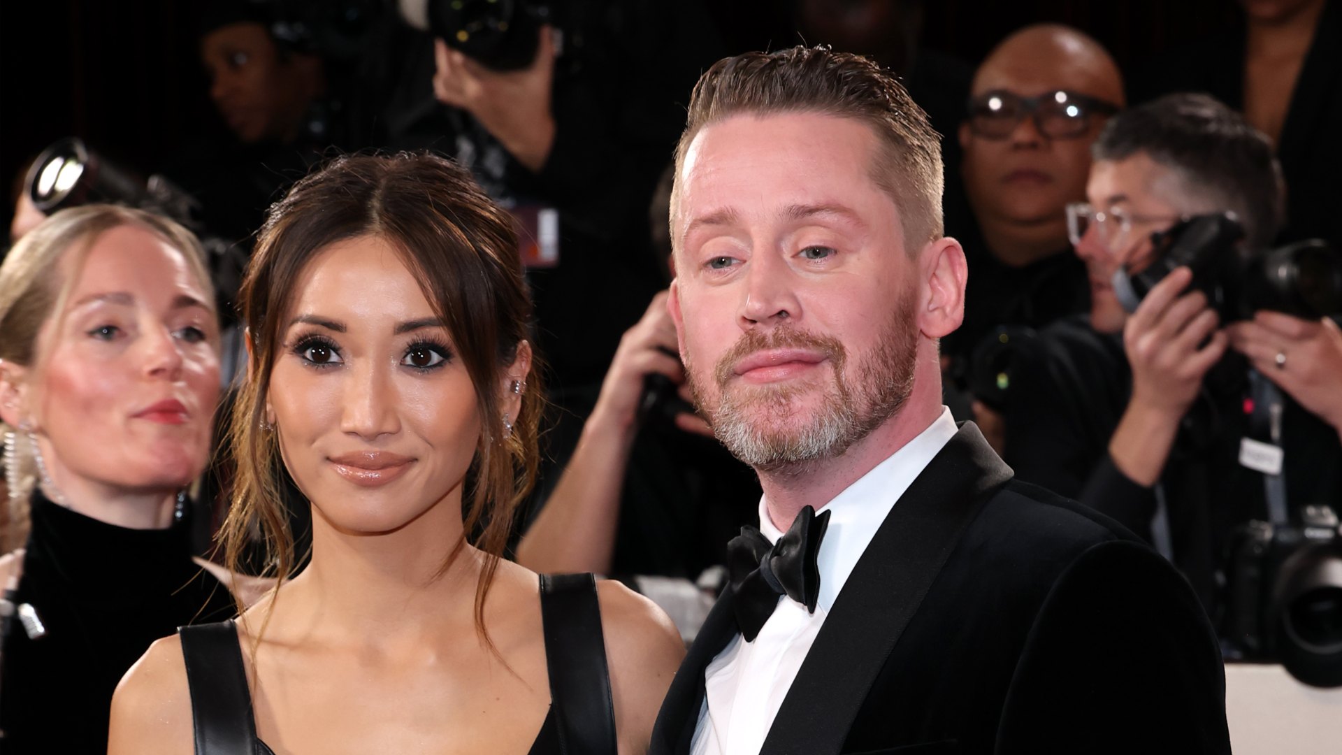 Macaulay Culkin and Brenda Song have red carpet date night at Golden Globes