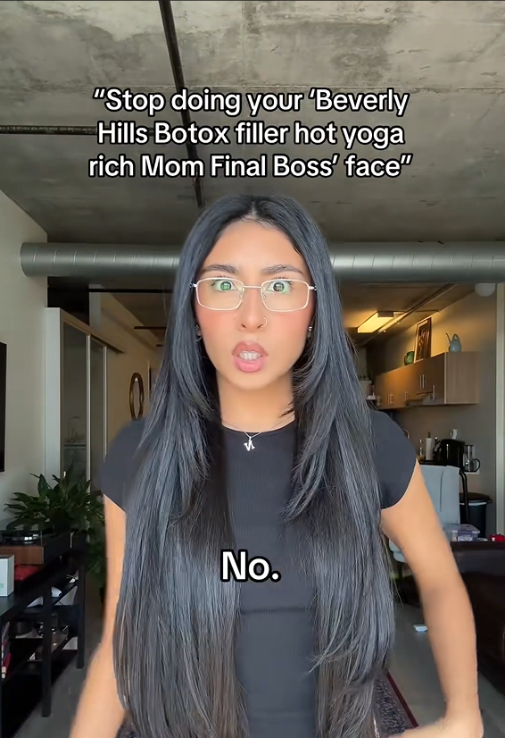 No! Defending my hot yoga rich mom final boss face