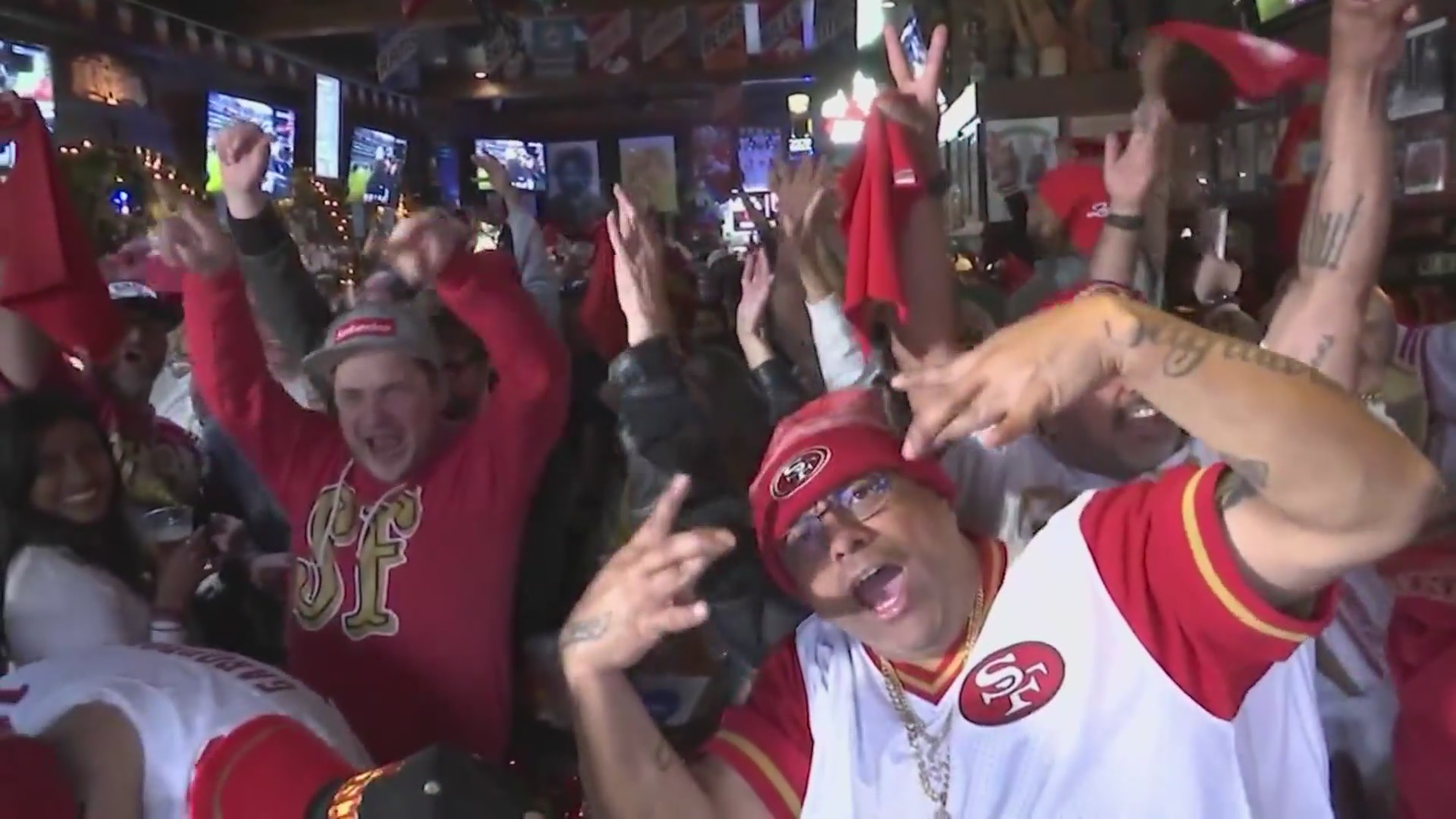 'That was intense!': 49ers fans celebrate nail-biting playoff win ...