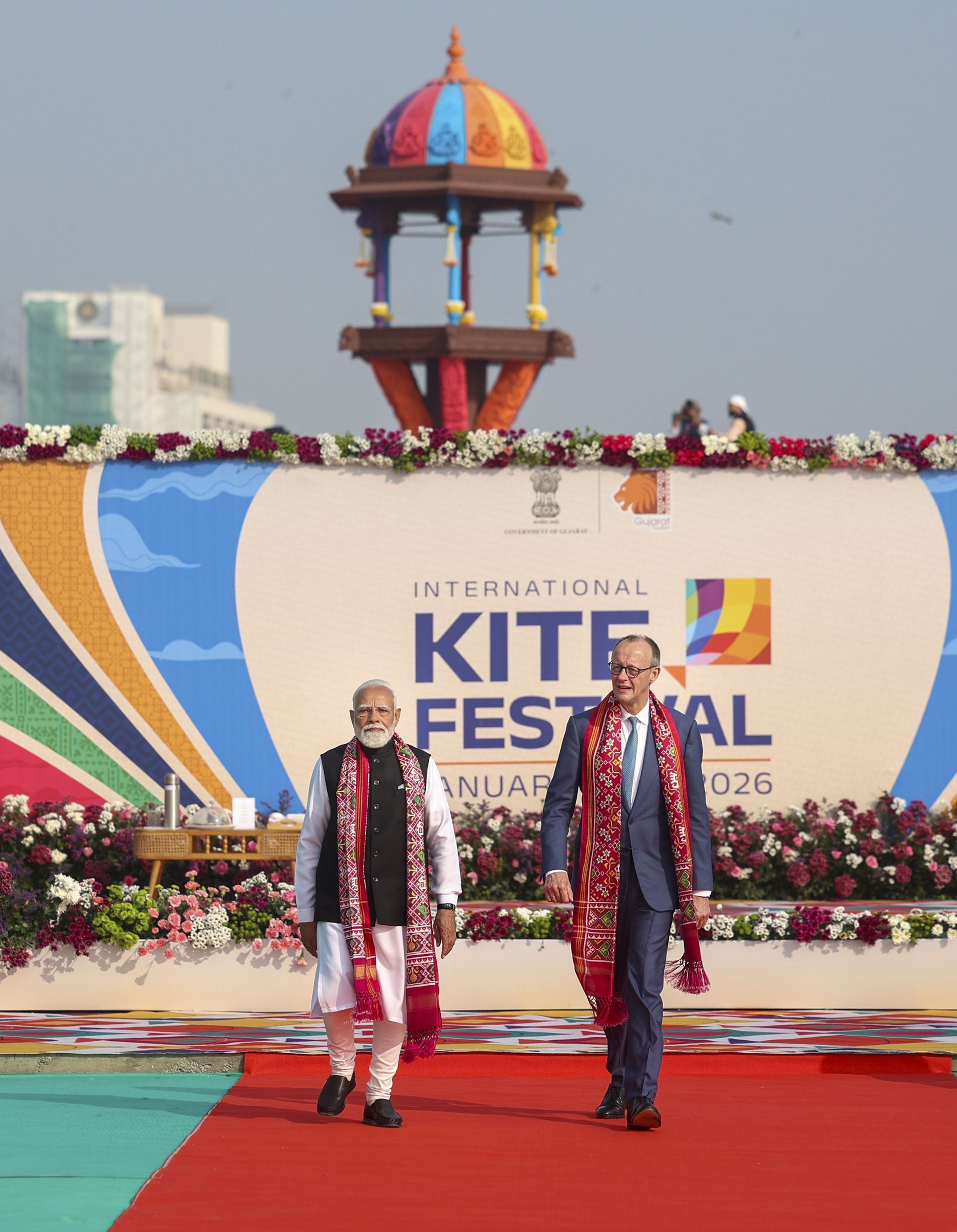 Modi, Merz engage in 'kite diplomacy'; German chancellor pays tributes ...