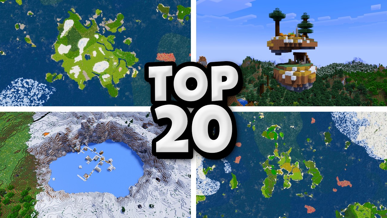 Top 20 village seeds for Minecraft world generation