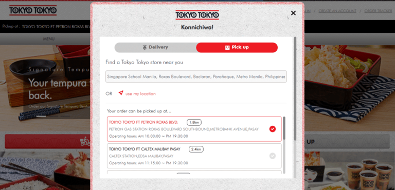 Tokyo Tokyo menu with prices [updated 2026]
