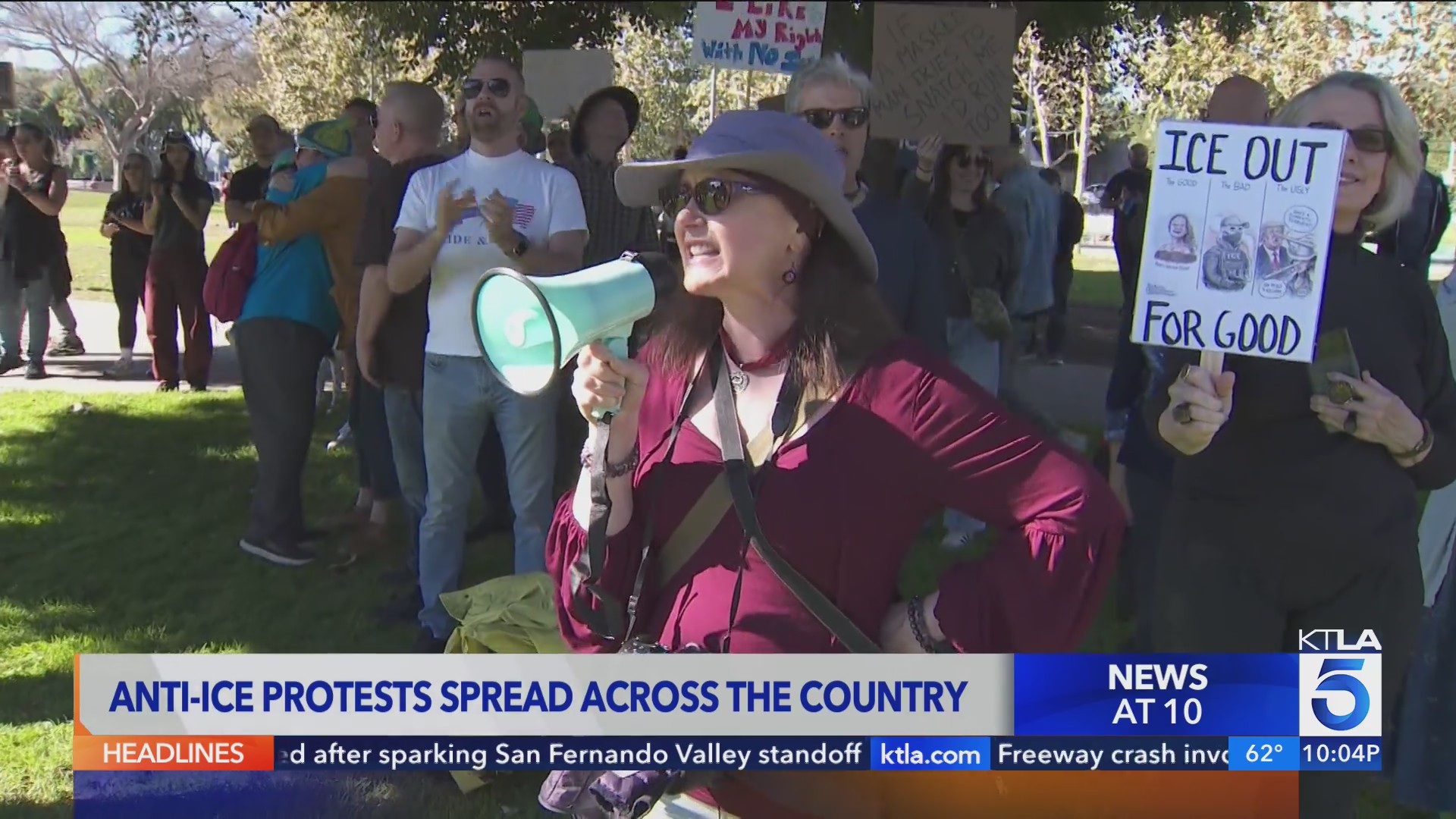 Anti-ICE protests continue in Los Angeles
