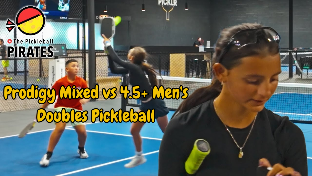 Orlando pickleball highlights – Prodigy mixed vs 4.5+ men's doubles