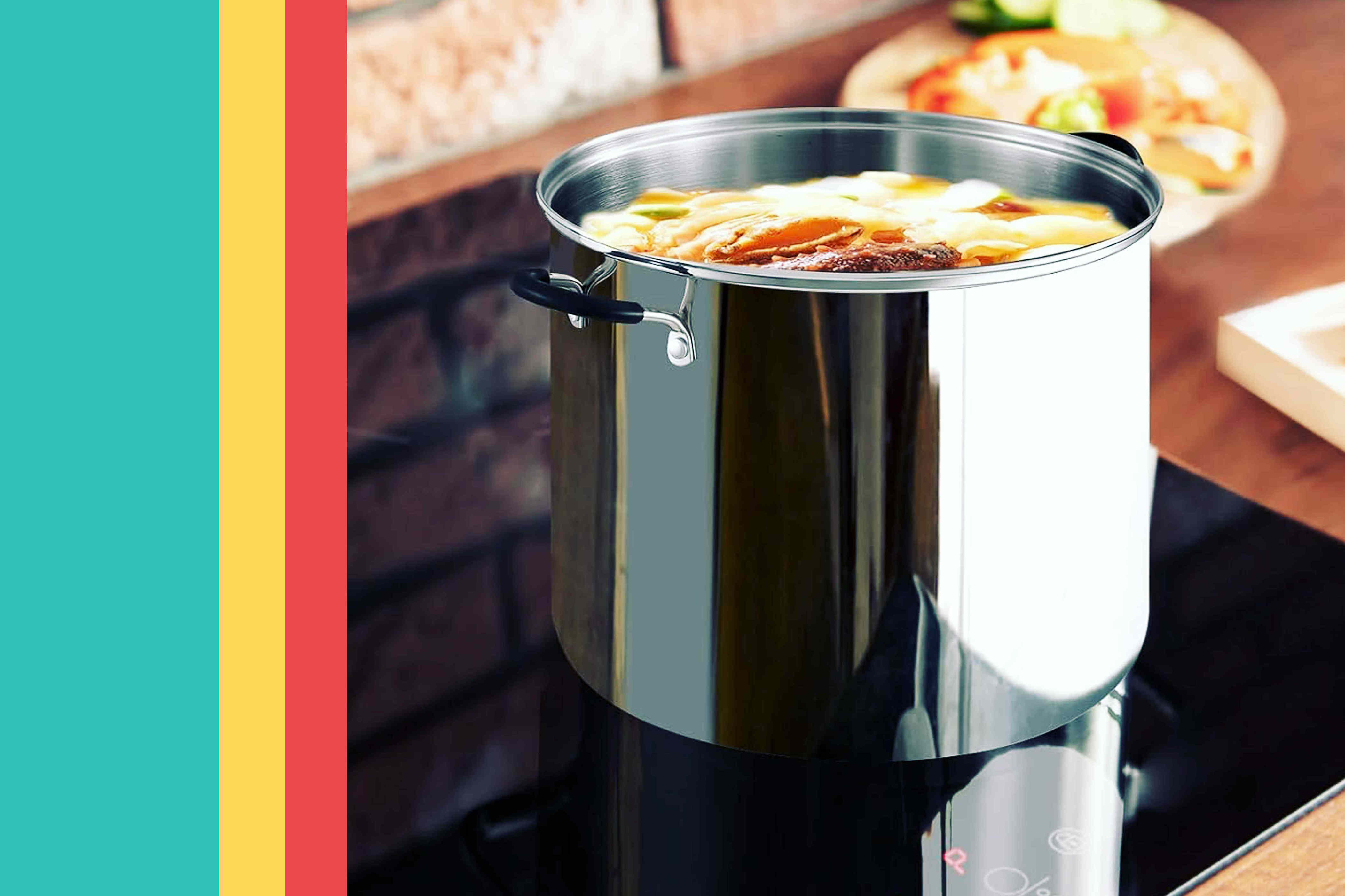 Amazon shoppers compare this $40 stock pot to All-Clad, so we tested it ...