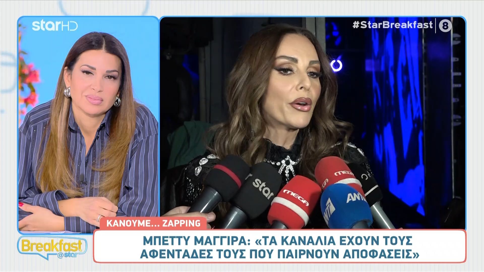 Μαγγίρα για Τσολάκη και ΑΝΤ1: «Είναι ένα κανάλι με τους διευθυντάδες ...