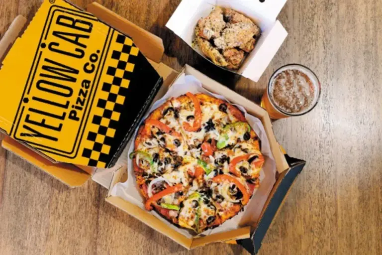 Yellow Cab Pizza Co. menu prices with calories [updated 2026]