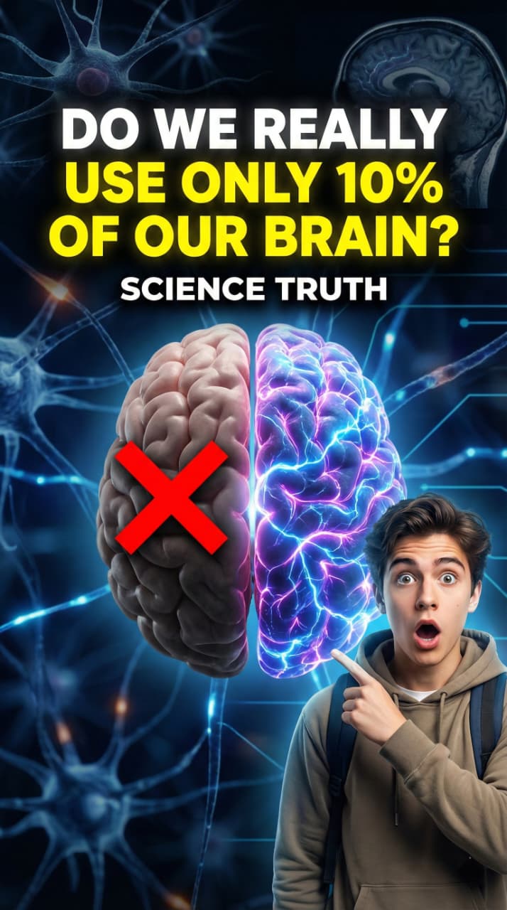 We use only 10% of our brain - Myth vs truth