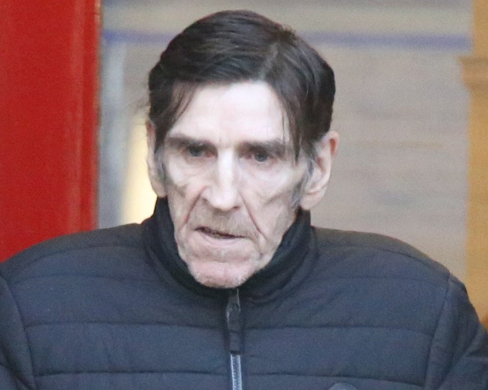 Man wields knife after stabbing disabled neighbour in the back