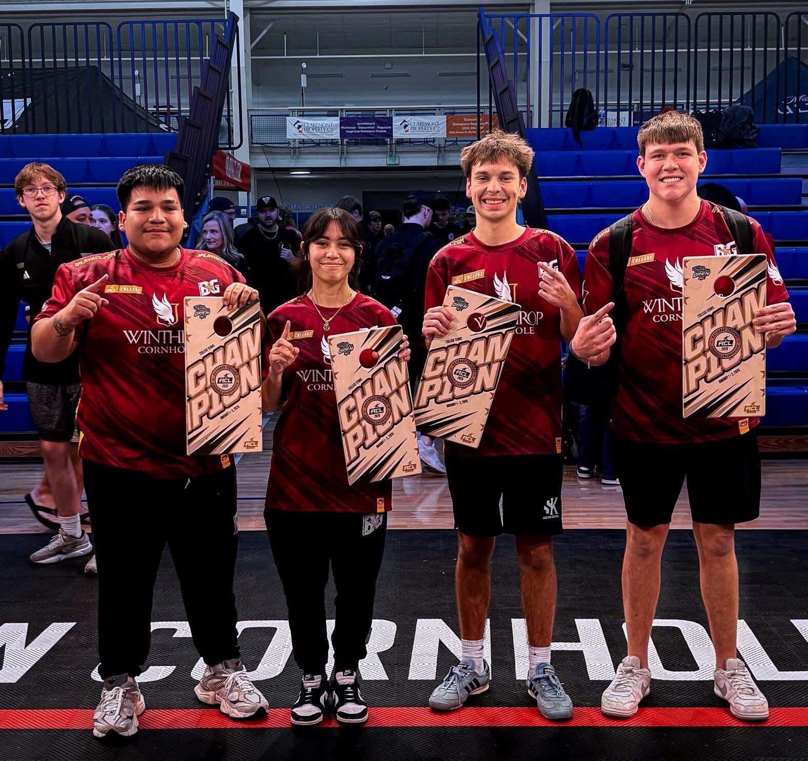 Winthrop repeats as national champ in cornhole, the school's newest sport