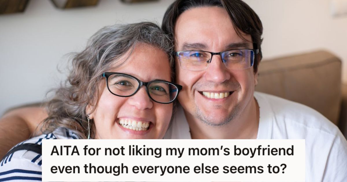 Young woman met her mom’s boyfriend for the first time, but he acts ...