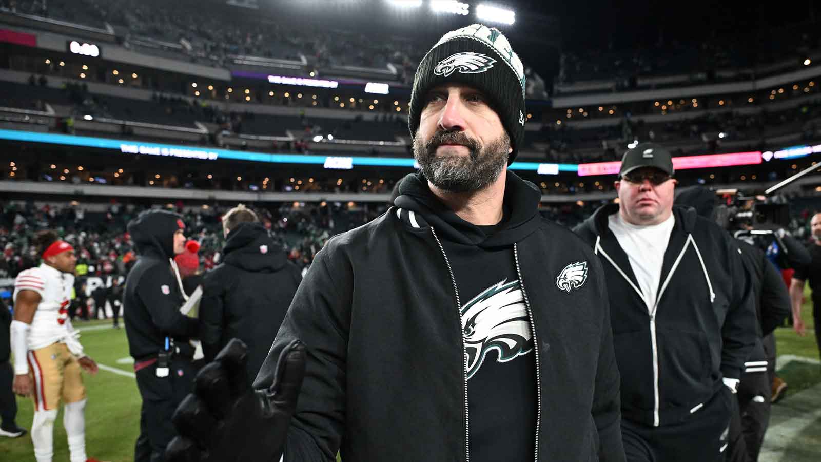 Eagles fans notice Nick Sirianni’s facial reaction to Kevin Patullo’s ...