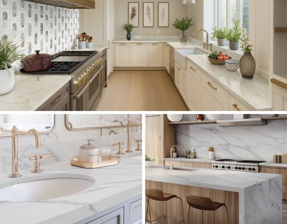 Q+ engineered countertops deliver the next generation of stone-look designs