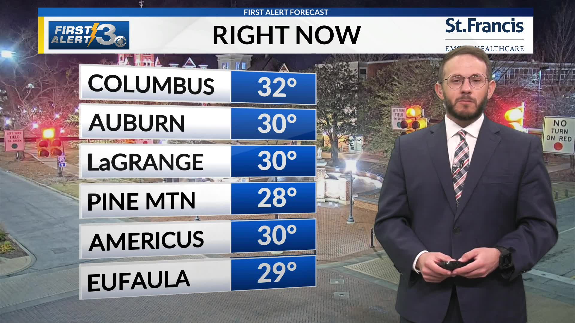 Monday morning weather update