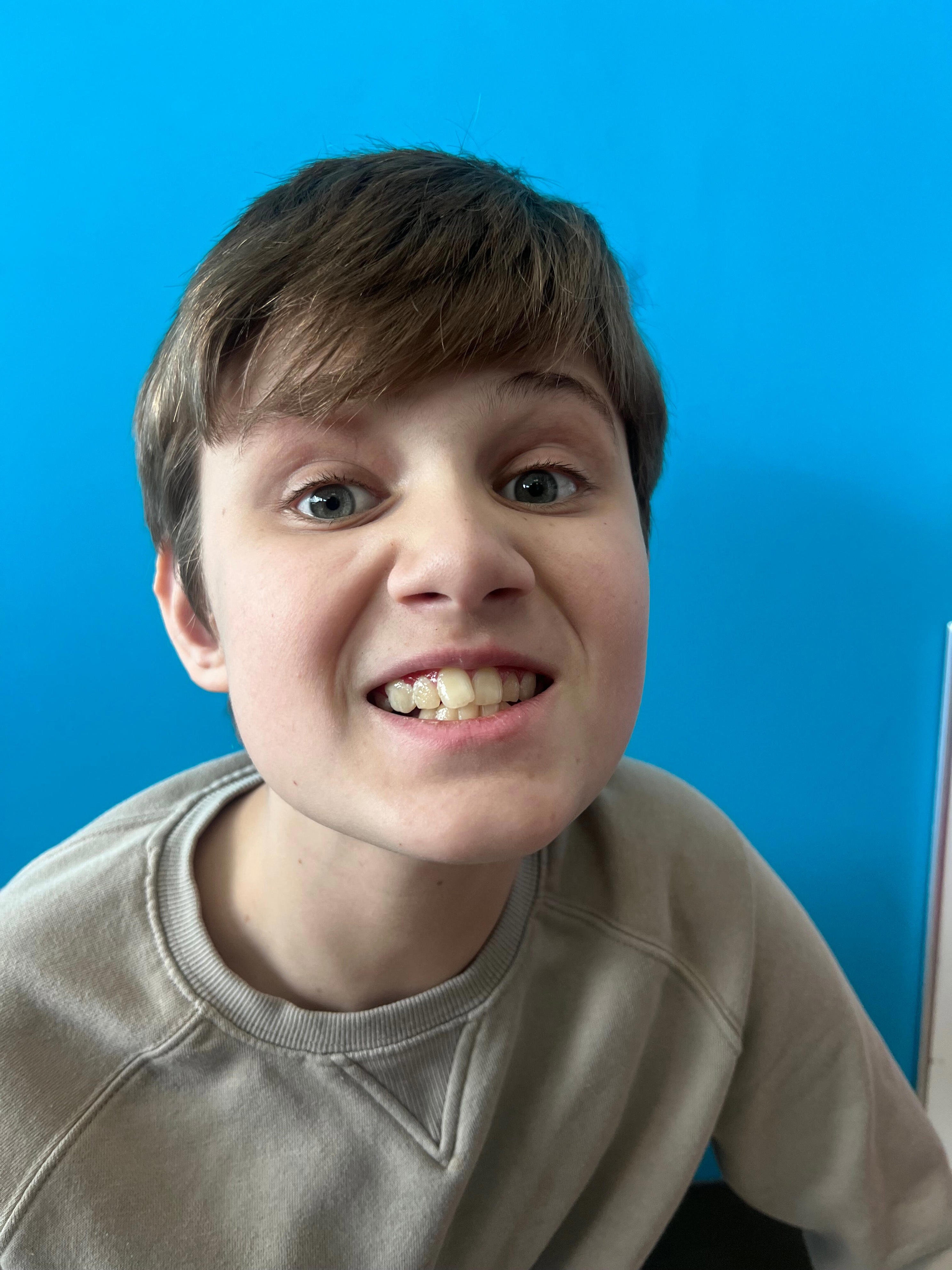 Monday's child: Nathan, 15, is a happy boy and talented young artist