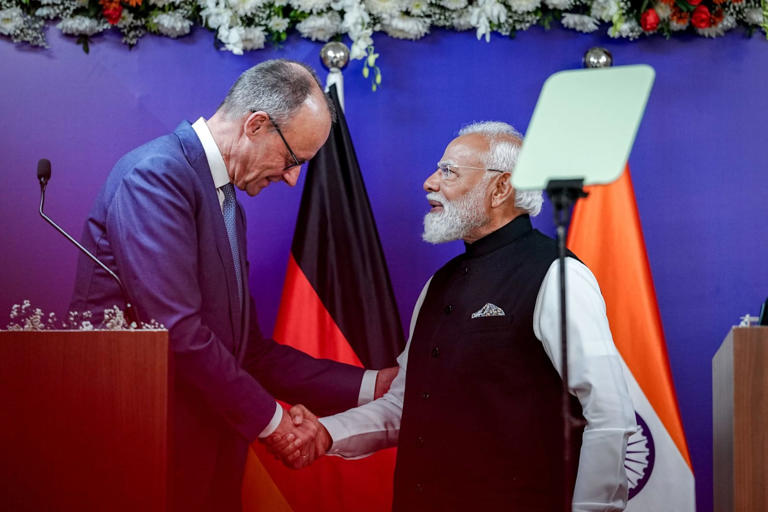 Merz and Modi agree on closer German-Indian defence cooperation