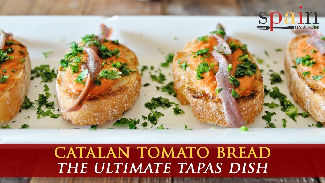Catalan tomato bread with Spanish anchovies – easy Spanish recipe