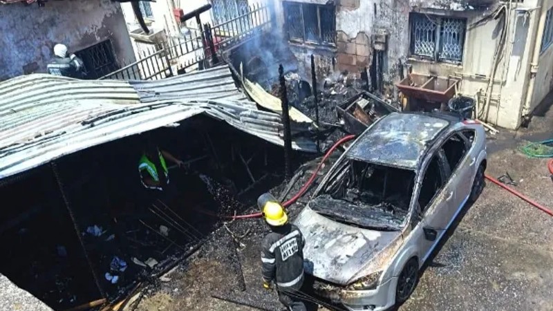 Shed fire spreads to destroy vehicle and damage sentimental family home