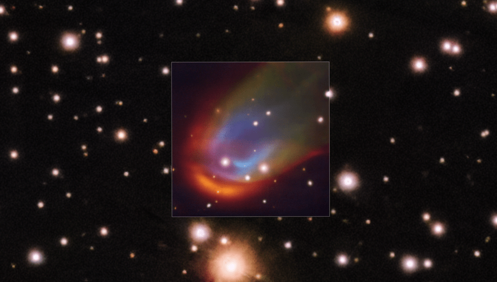 Mysterious shockwave discovered around dead star for first time in history