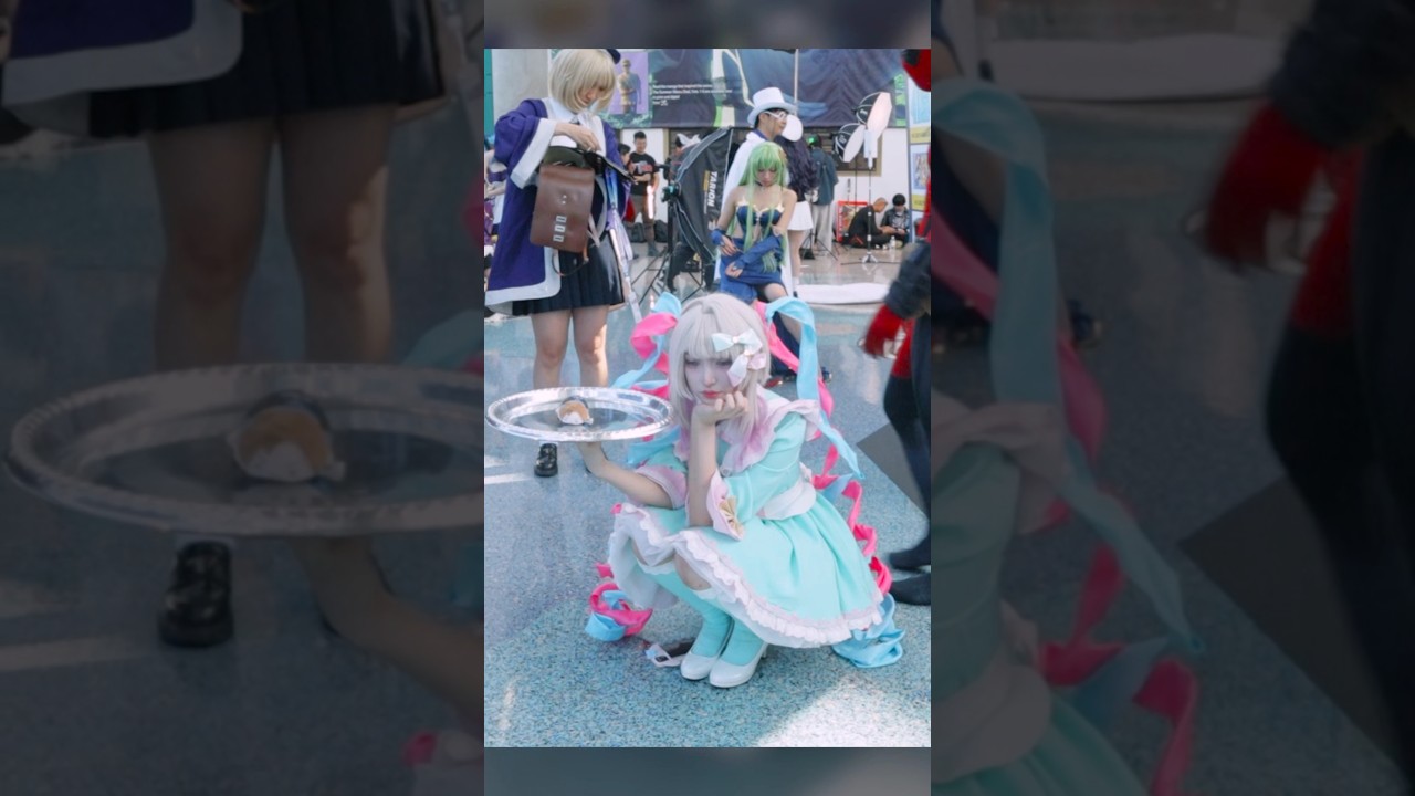 The typical cosplay experience at Anime Expo is absolute chaos