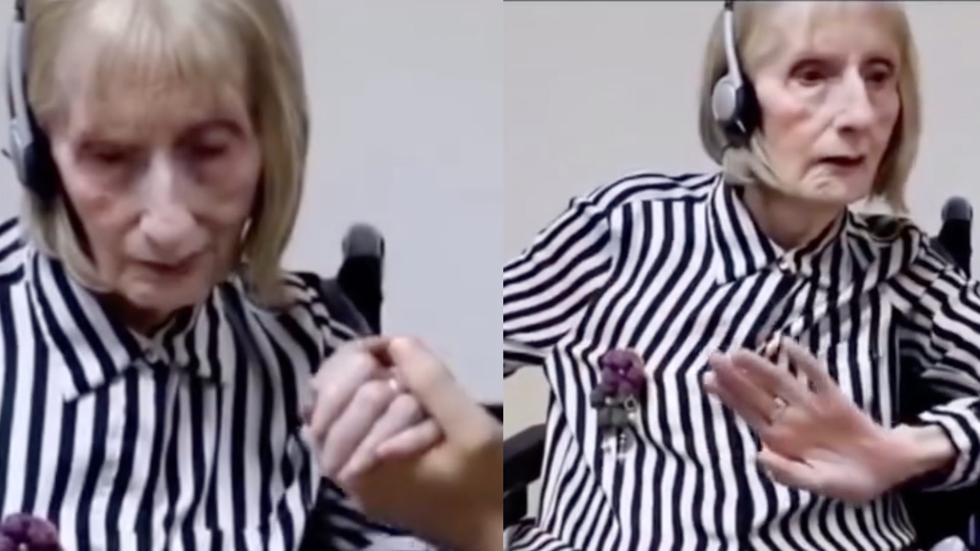 Hon lider av Alzheimers och har glömt allt... utom att dansa