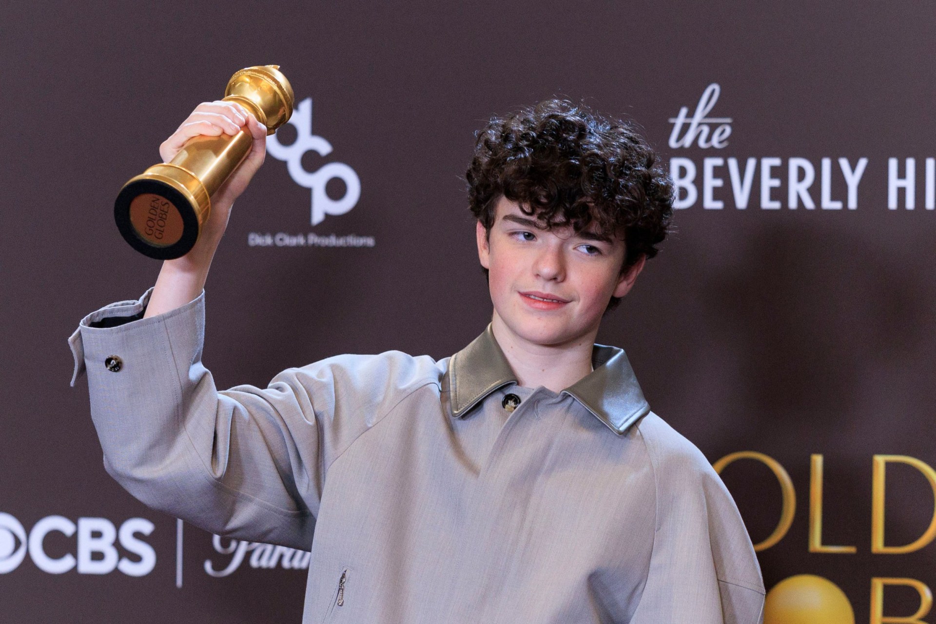 Owen Cooper's Golden Globes win nods to Liverpool FC