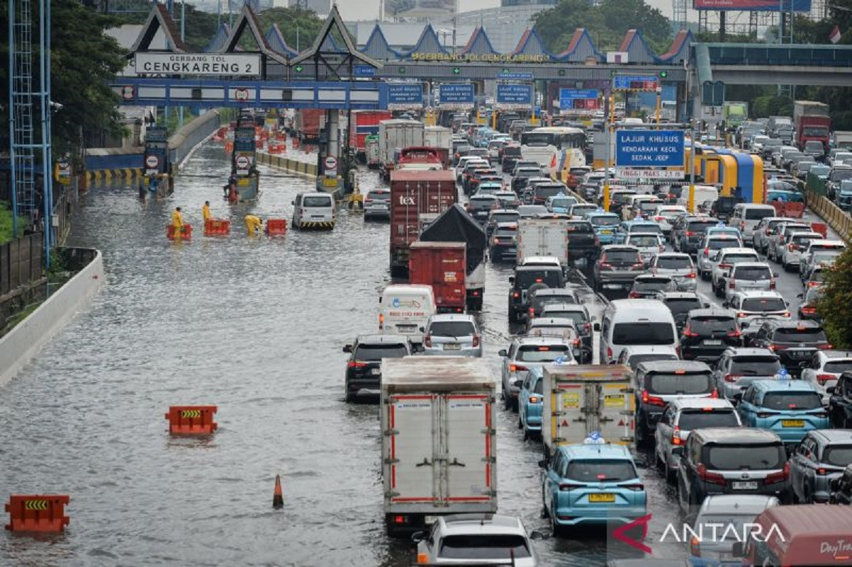 Banjir Jakarta hari ini, berikut data genangan air di 4 wilayah ibu kota