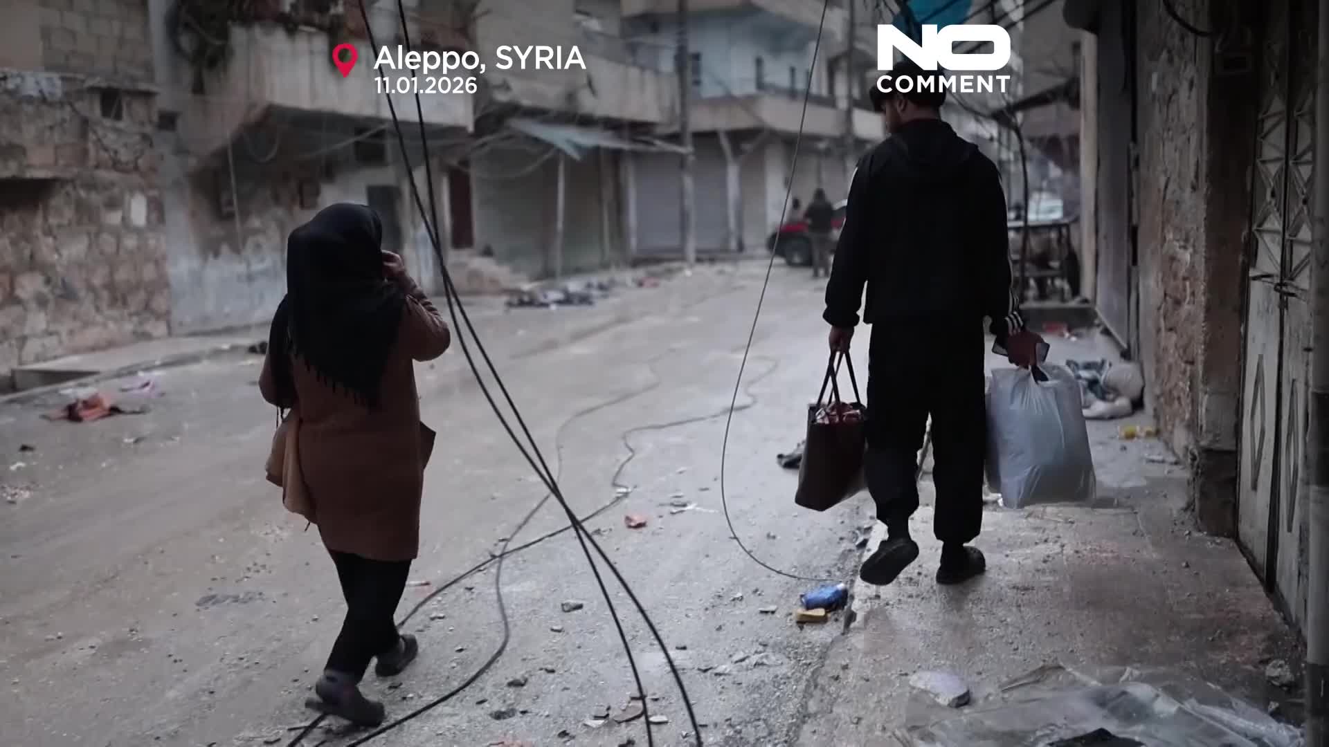 Siria: i residenti di Aleppo tornano dopo gli scontri tra governo e SDF