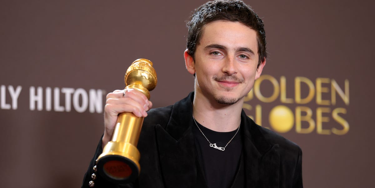 Read Timothée Chalamet acceptance speech for his first Golden Globe Award