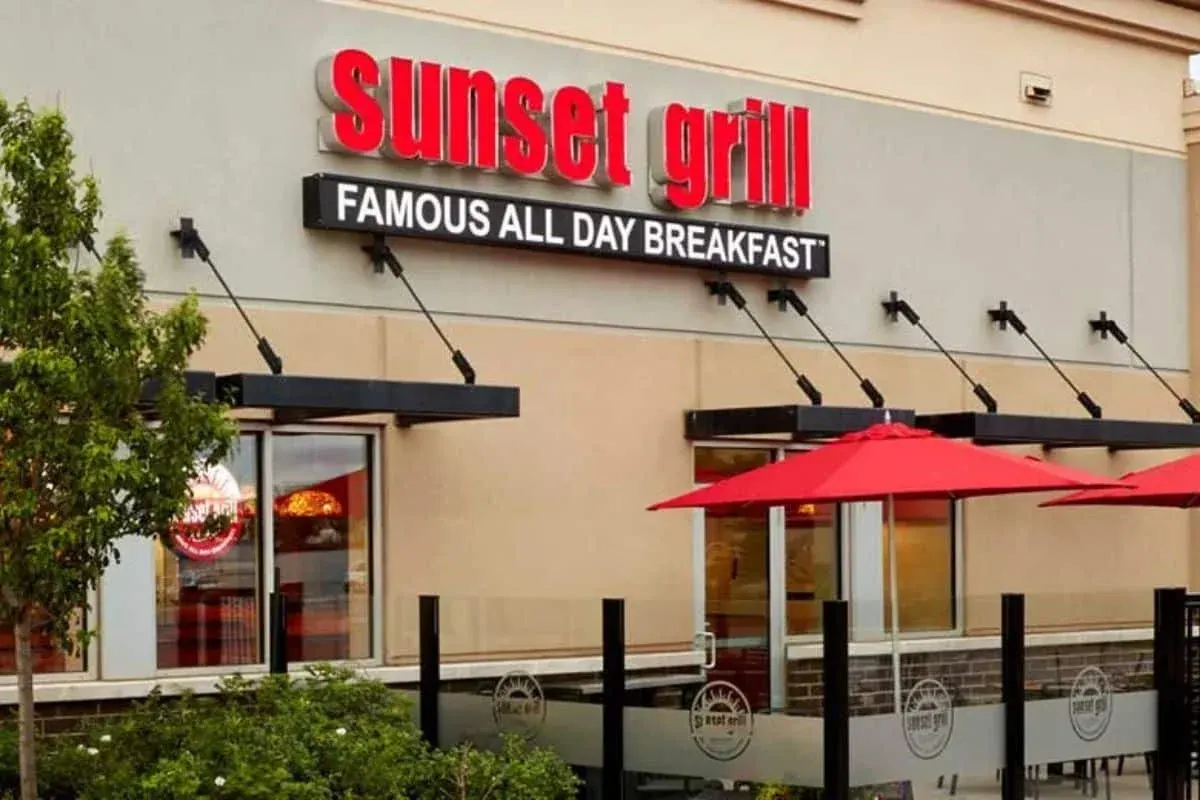 Sunset Grill menu prices with calories [updated 2026]
