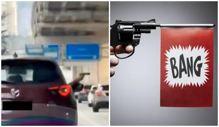 Toy Story road rage edition: Driver nabbed for waving 'gun'