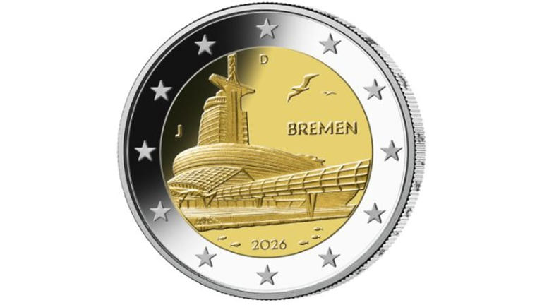 Zwei-Euro-Münze für Bremerhaven – das ist das Motiv