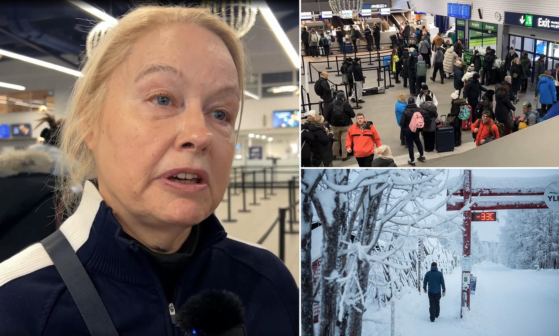 Thousands of tourists left stranded in Lapland as flights are cancelled ...