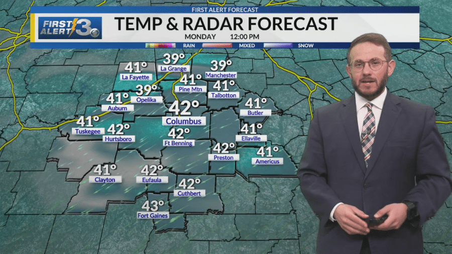 Cold start and cooler than average afternoon