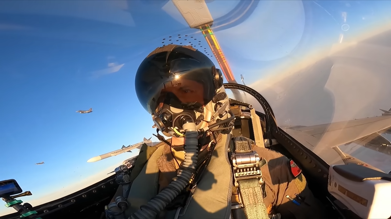 Watch fighter pilots train as if war has already started