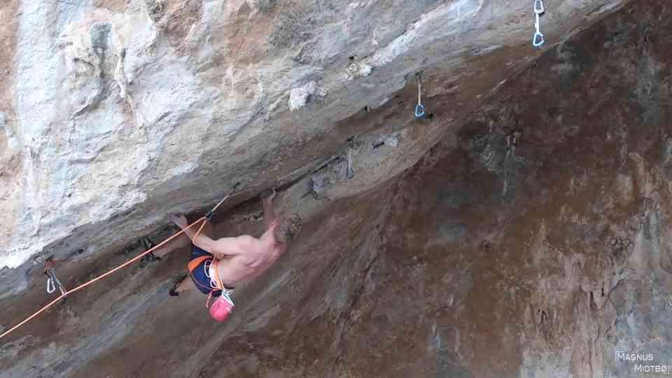 Climbing one of Kalymnos’ most iconic routes