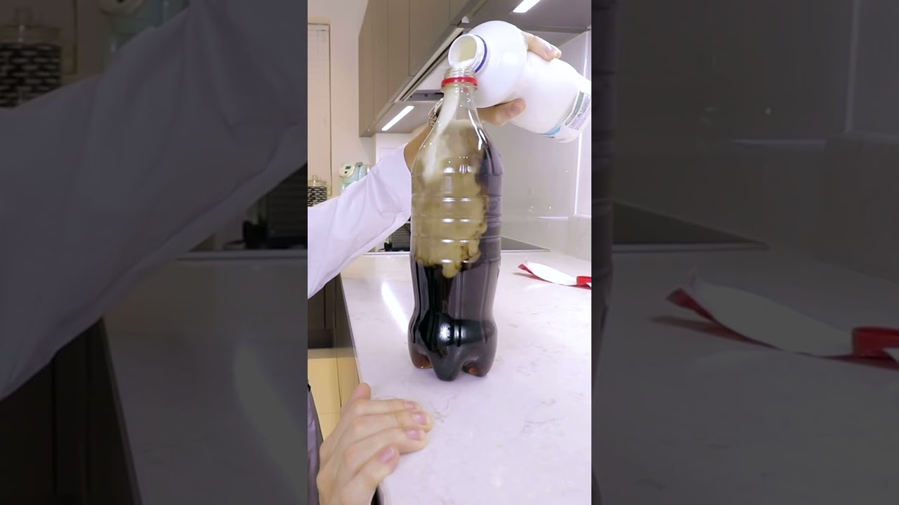 Testing if milk can turn soda completely transparent