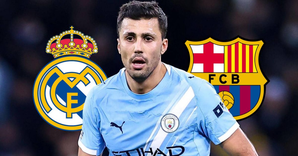 Rodri ready to resume talks over new Man City deal as Real Madrid ...