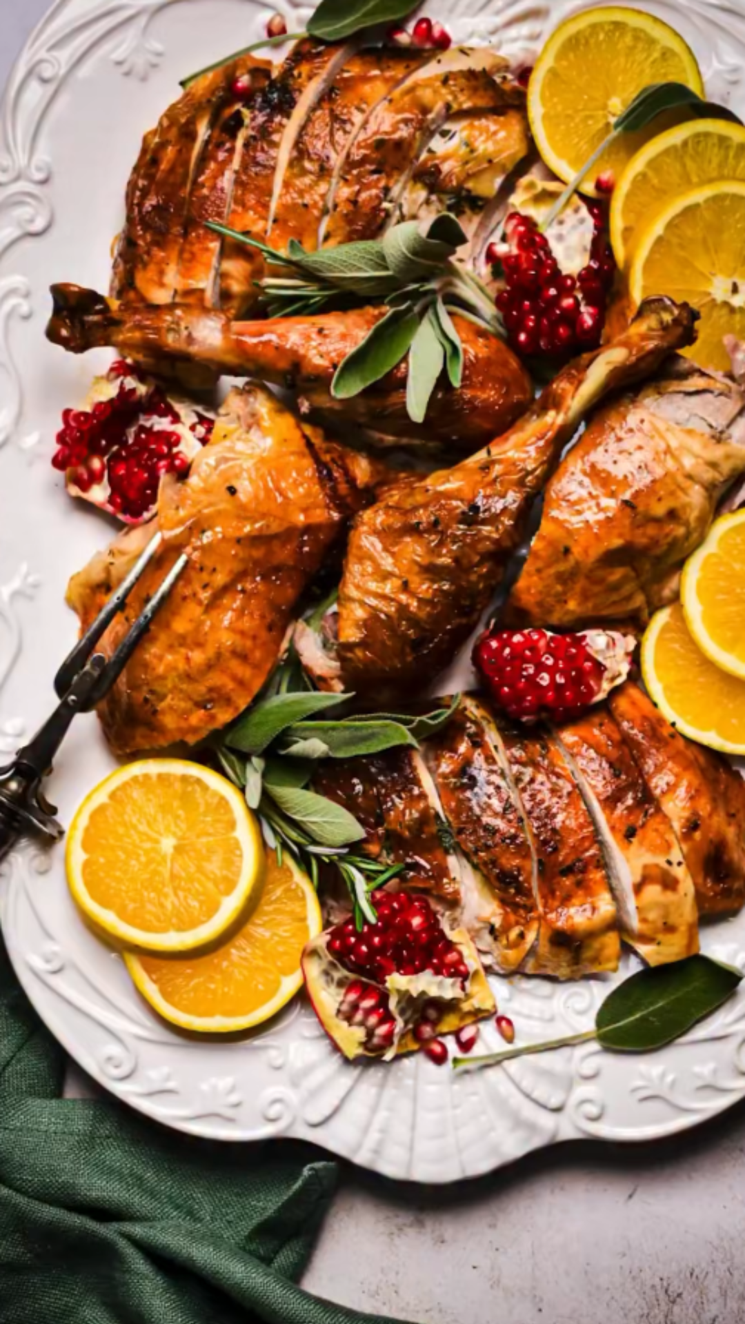 Easy herb butter roasted turkey that turns out perfect every time