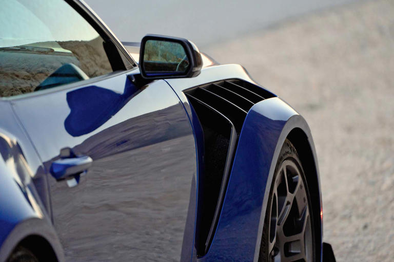 Dream desert drive: Flat out in the savage 815bhp Ford Mustang GTD