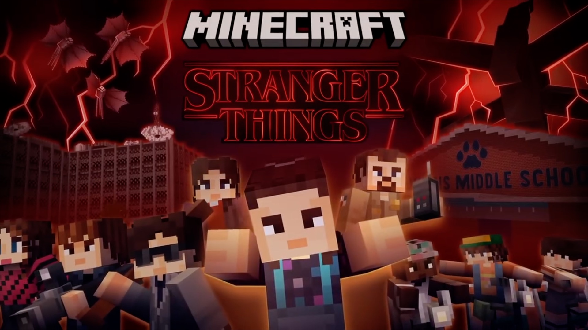 Minecraft x Stranger Things official DLC launch trailer