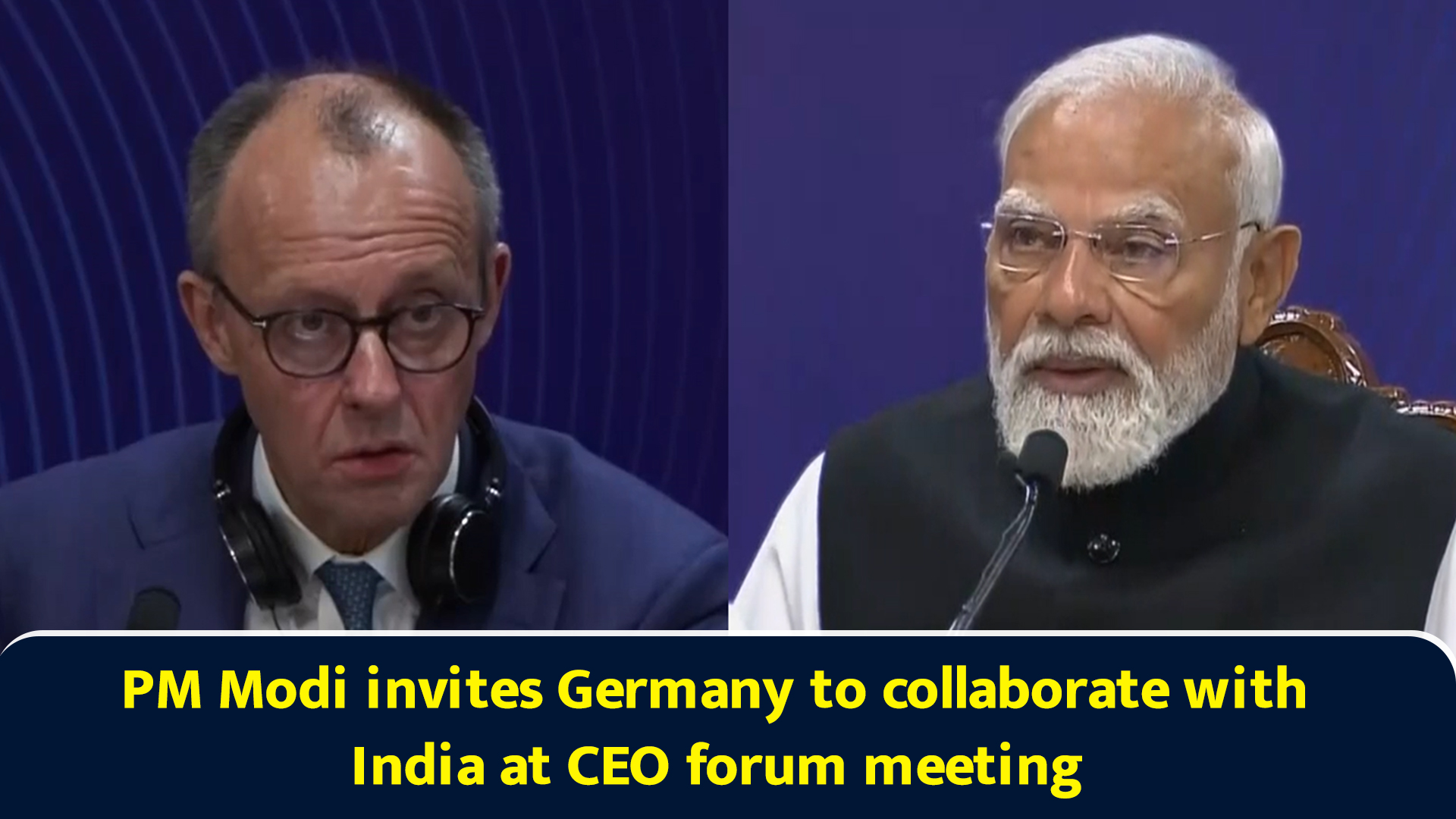 PM Modi invites Germany to collaborate with India at CEO forum meeting