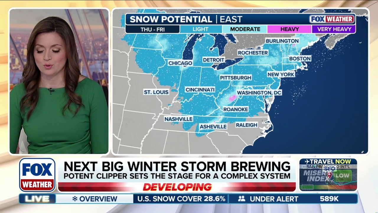 Next big winter storm brewing, as active pattern returns to Southeast ...