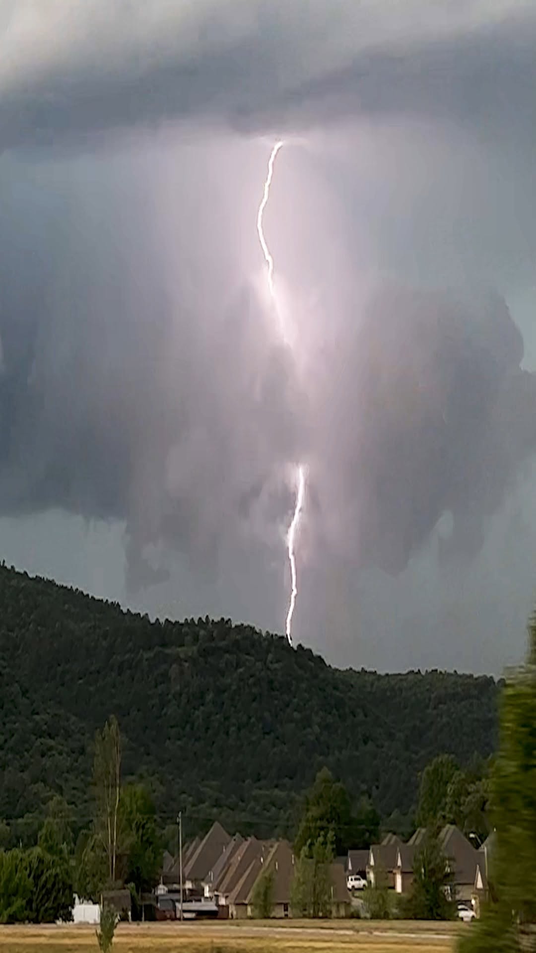 A storm loaded with lightning hail and chaos